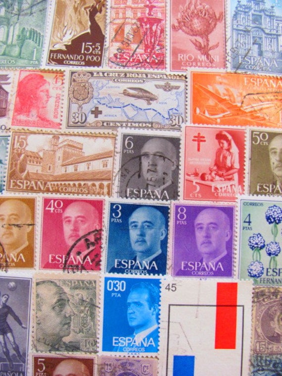 Barcelona Spain Postage Stamp