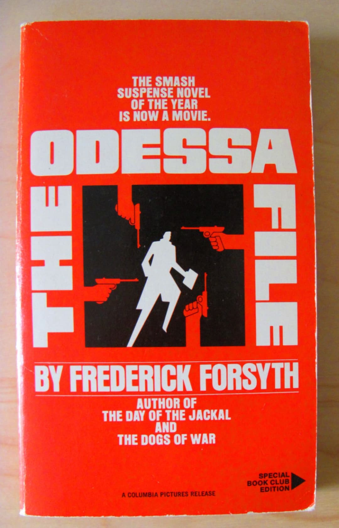 Vintage Paperback Book the Odessa File Frederick Forsyth Fiction Novel ...