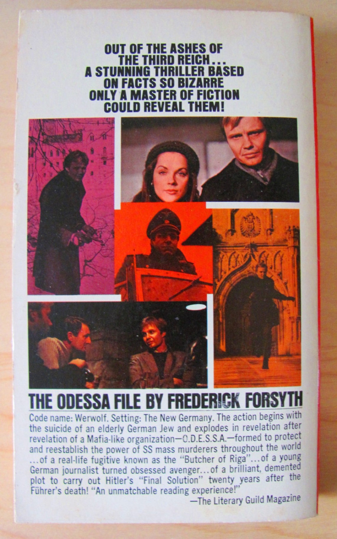 Vintage Paperback Book the Odessa File Frederick Forsyth - Etsy
