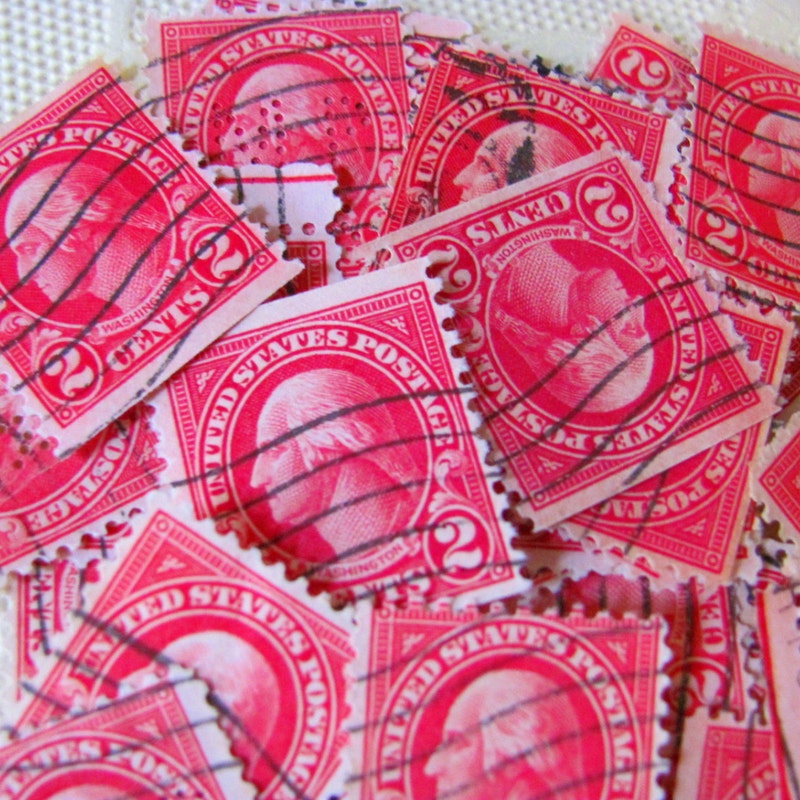 Franklin 2 Cent Stamp - Etsy