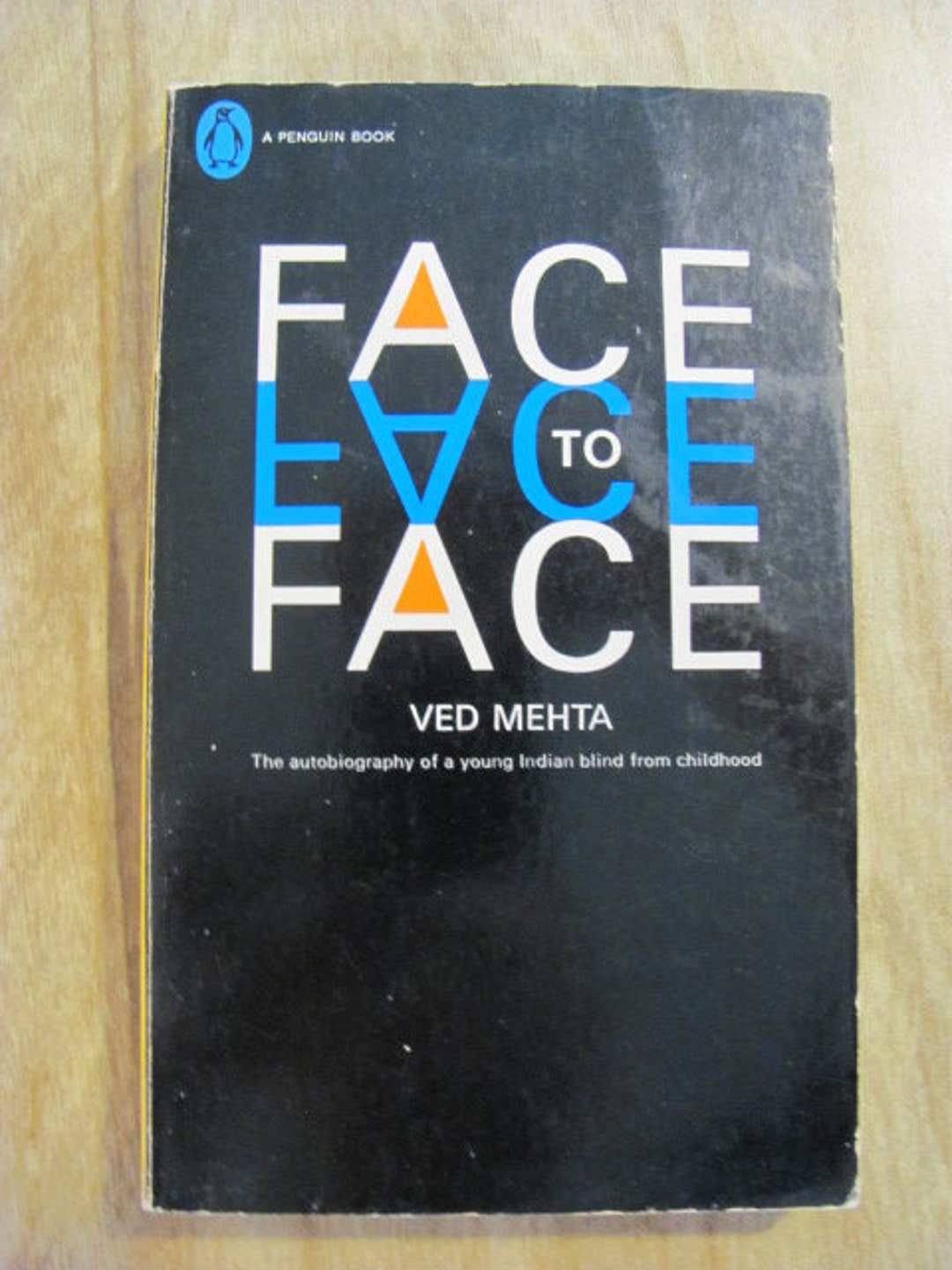 Face to Face by Ved Mehta Vintage Paperback Book Autobiography Indian ...