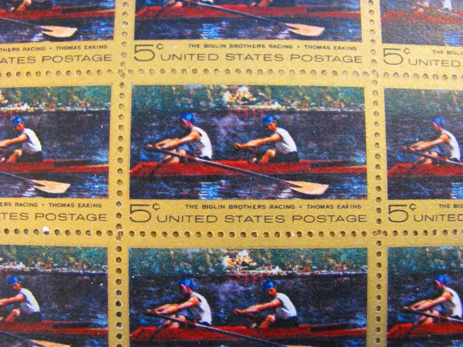 Thomas Eakins The Biglin Brothers Racing