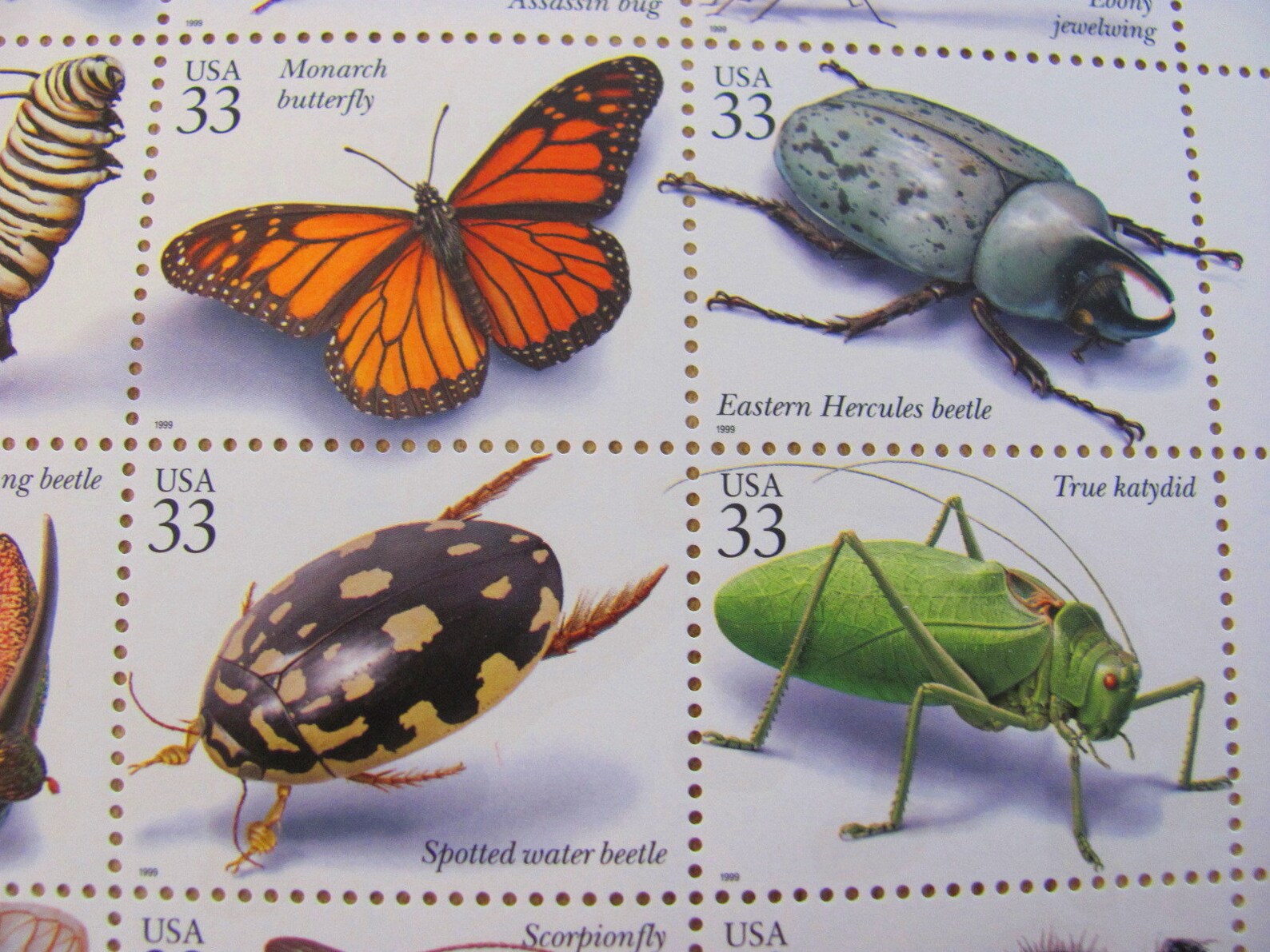 Insects Spiders 20 Unused Vintage US Postage Stamps 33-cents - Etsy