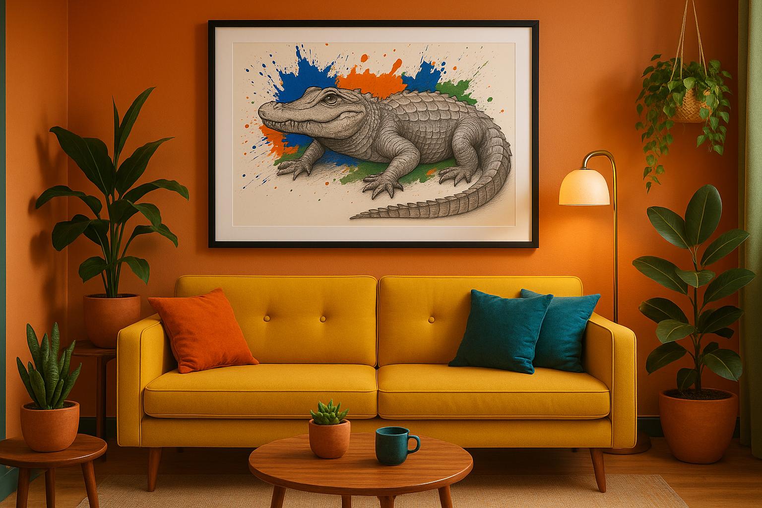 Alligator Pencil Sketch Print – Digital Download - Etsy