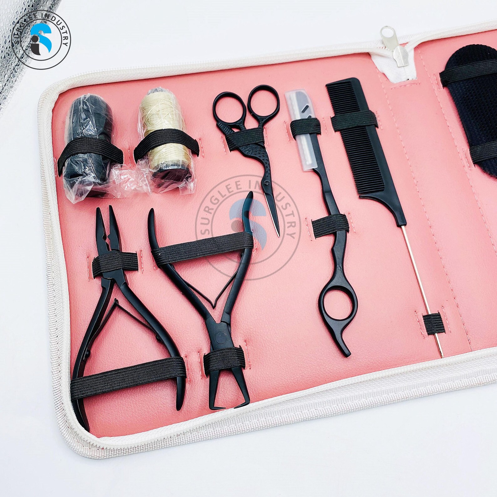 Tools Kit for Hair Extension: Pliers, Razor, Clips & Bead Boxes - Etsy
