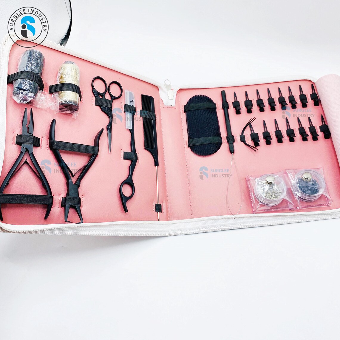 Tools Kit for Hair Extension: Pliers, Razor, Clips & Bead Boxes - Etsy