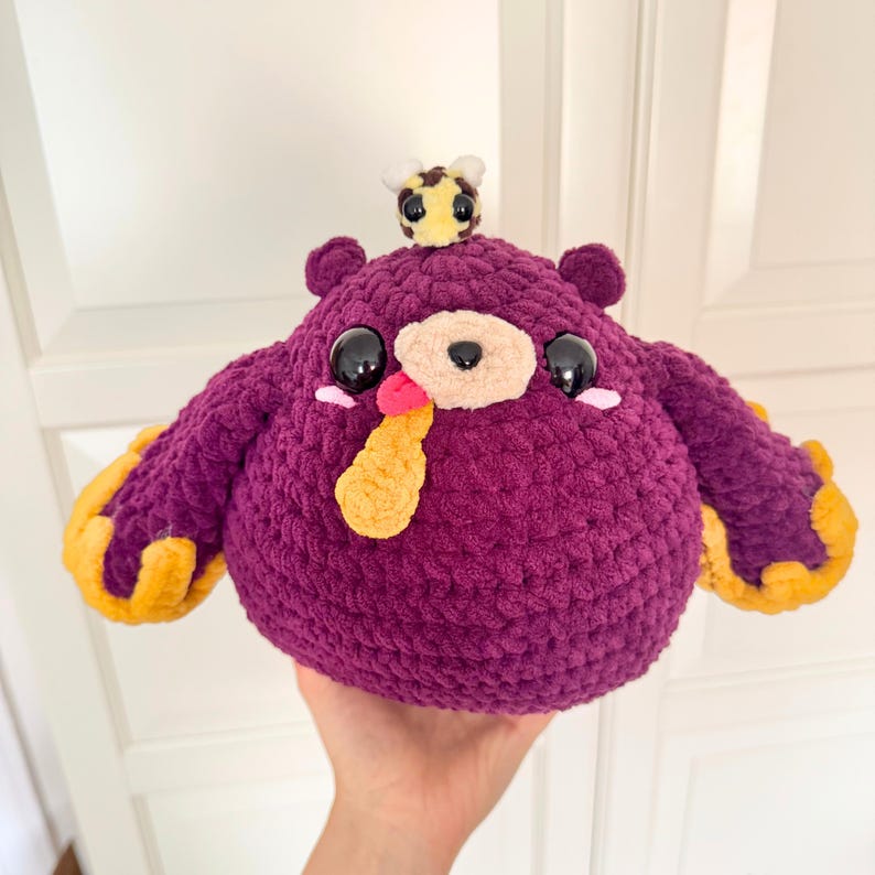 Crochet Pattern for Bollo the Chubby Bear and Cornelius the Bee PDF ...