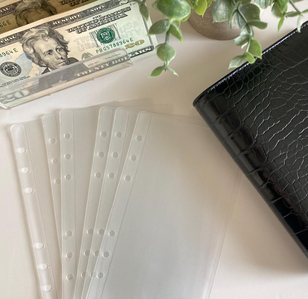 Clear Frosted A6 Cash Envelopes: Soft PVC Budgeting - 6 Pack - Etsy