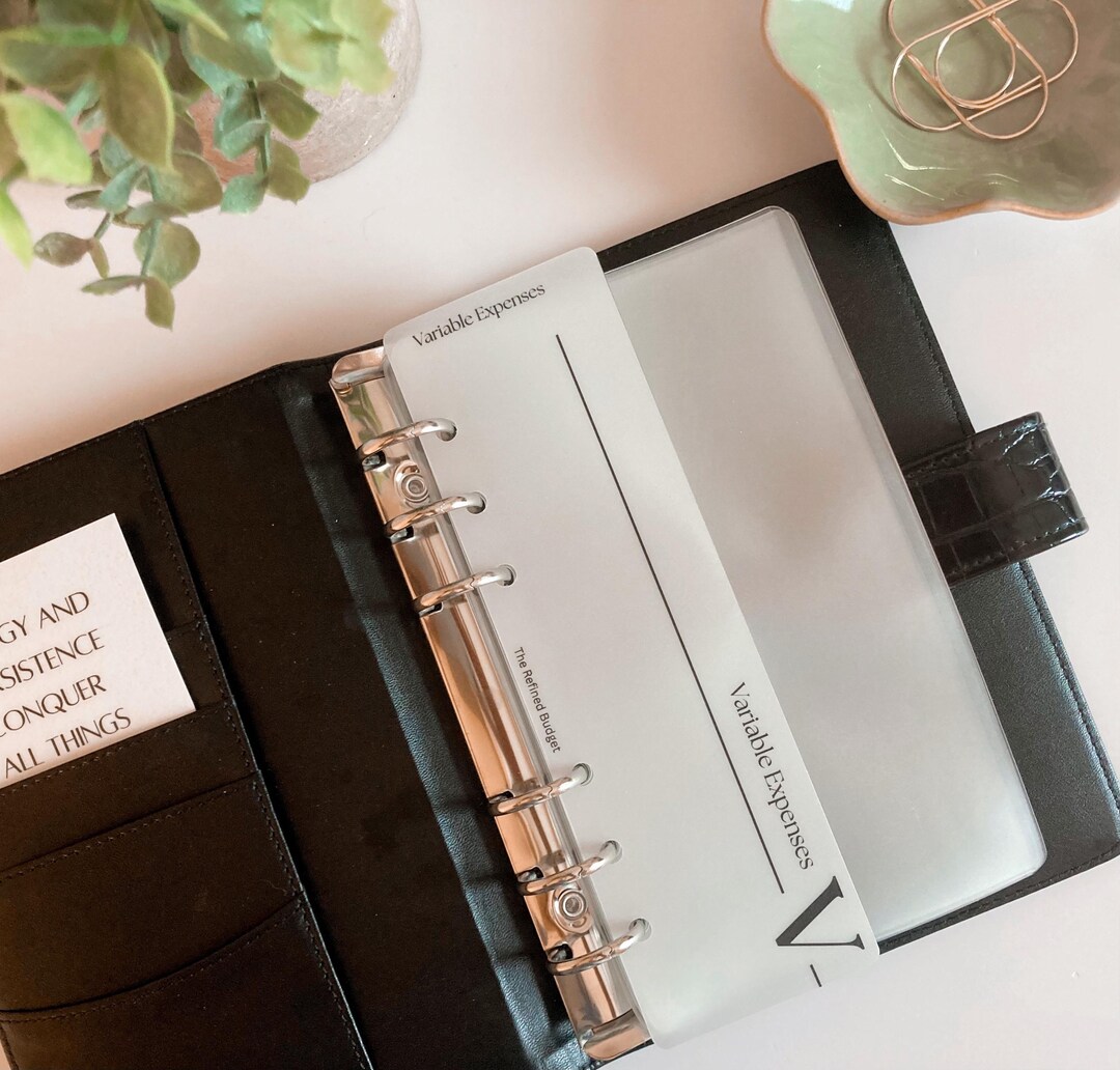 Custom Laminated Bookmarks for A5 and A6 Binders | Budgeting Essentials ...