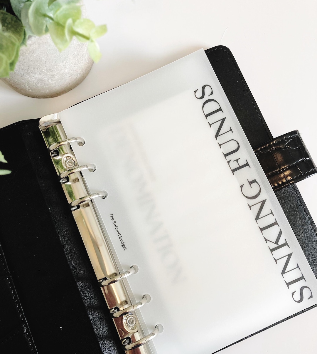 A5 Custom Dashboard for Budget Binder | Budgeting Tools | Money ...