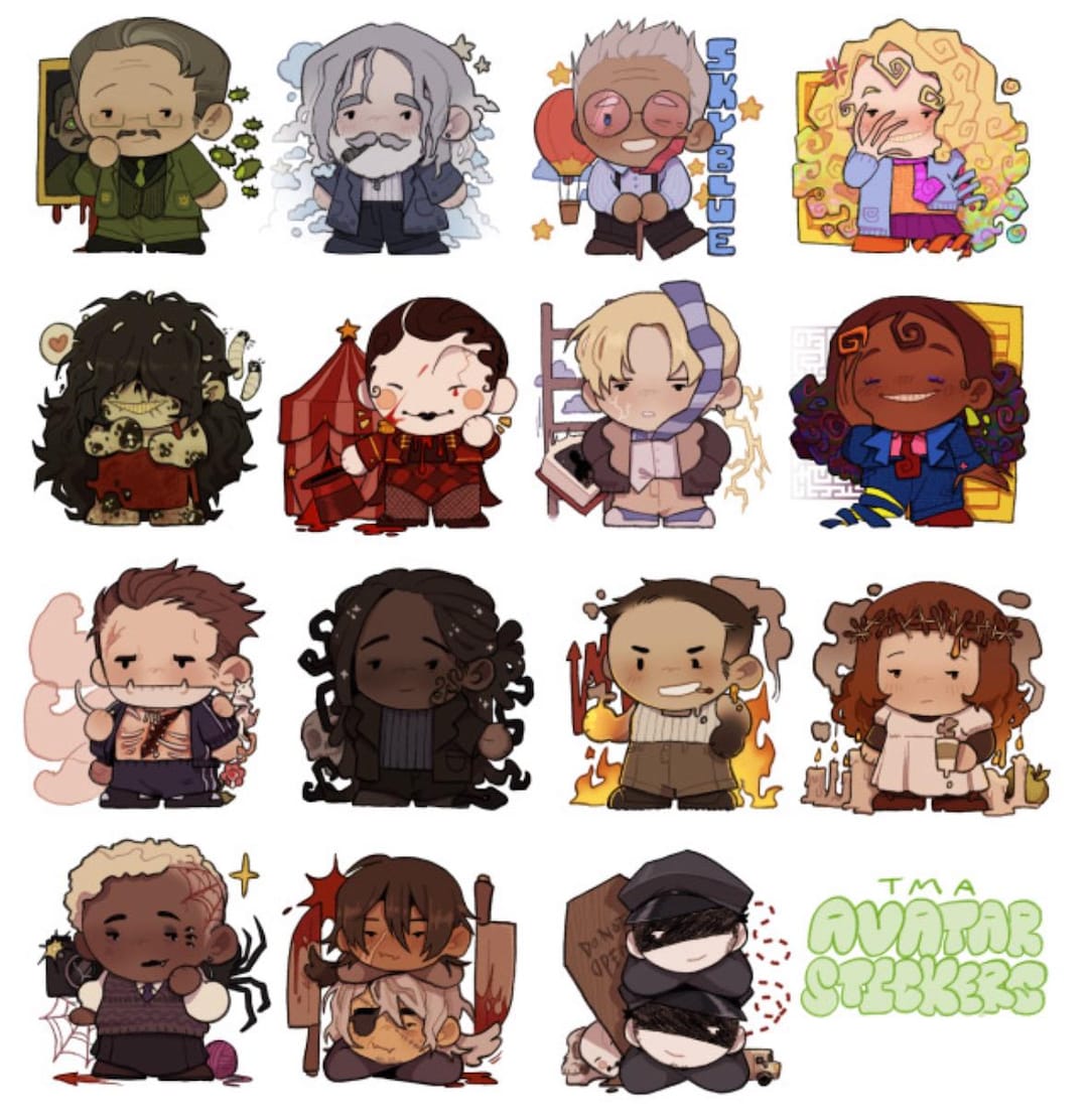 TMA 2in Avatar Stickers - Etsy