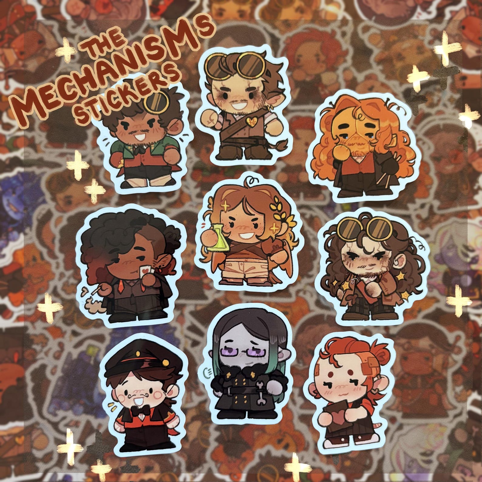 The Mechanisms Stickers: 2-inch Mech Stickers - Etsy