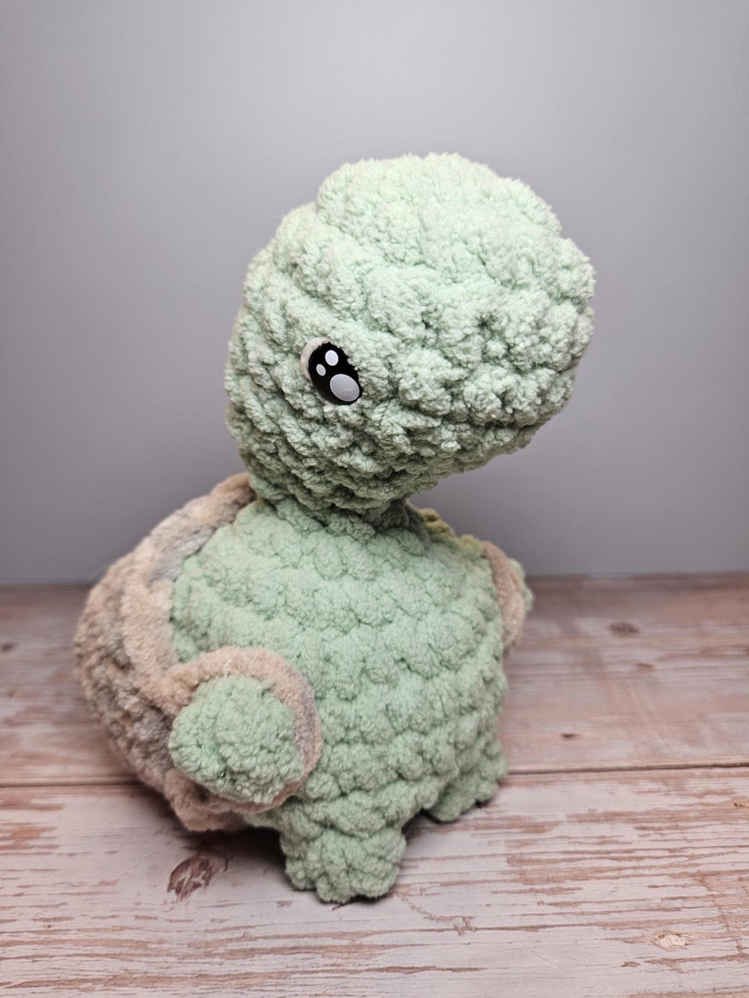 Crocheted Cheeked-up Turtle | Amigurumi Turtle With Secret Tushy | Cute ...