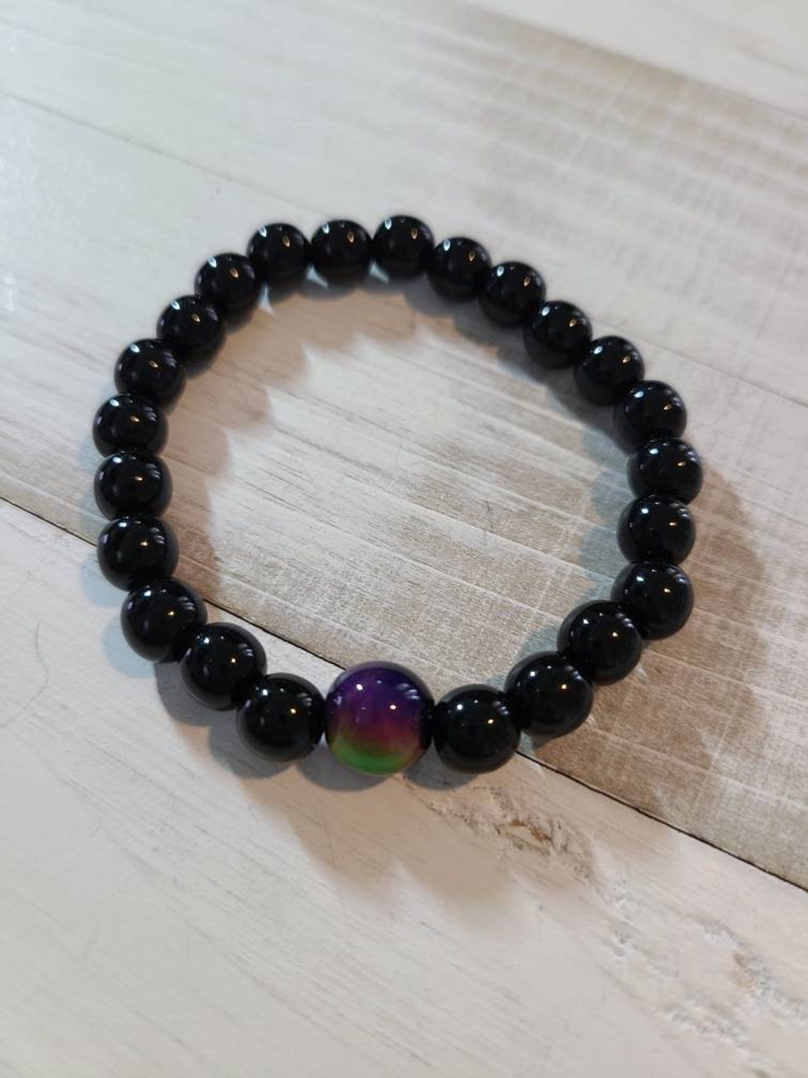 Mood Bead Bracelet Unisex Bracelets Color Changing Bracelet | Etsy