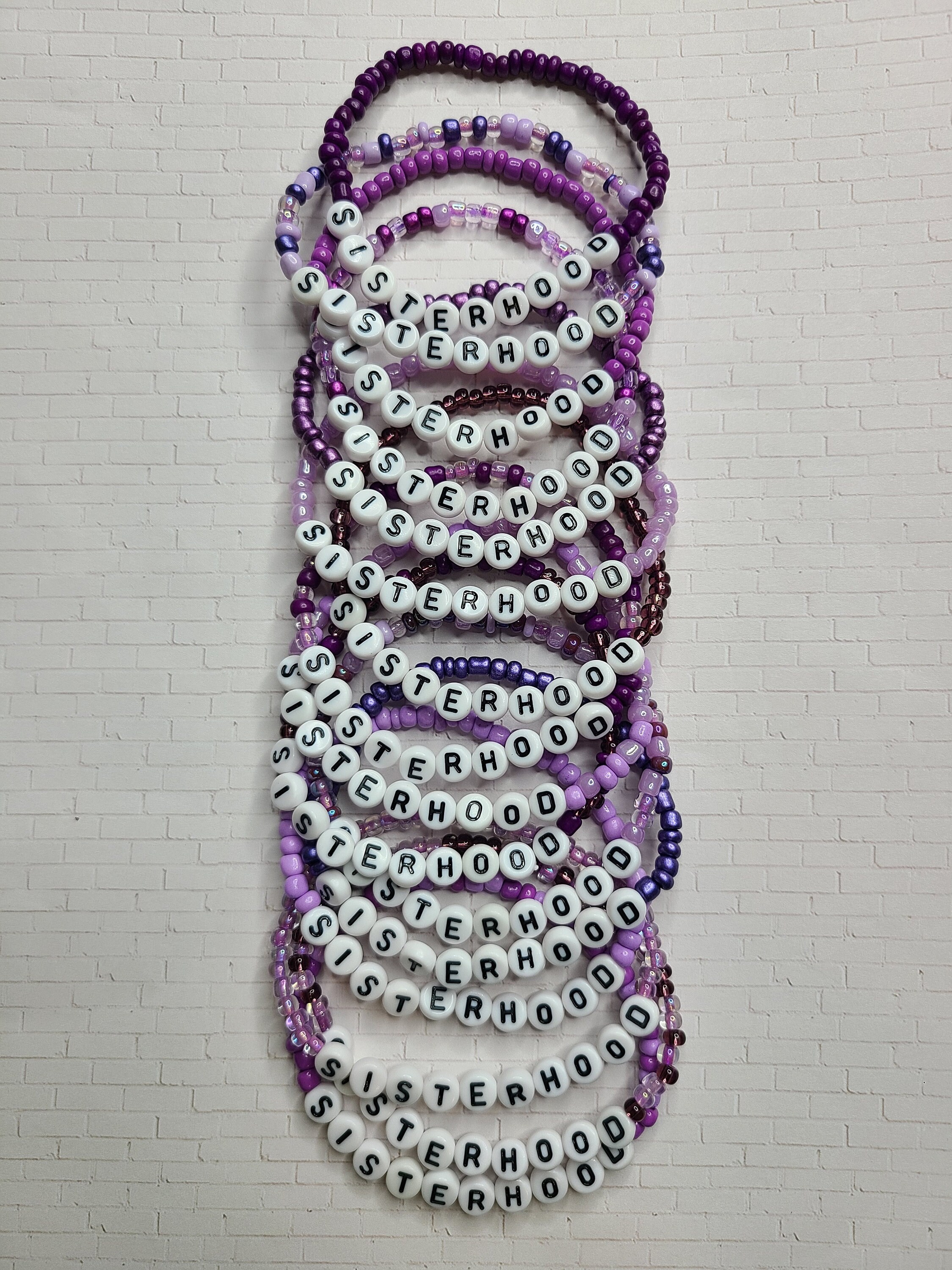 Personalized Beaded Word Bracelet: Custom Seed Bead Jewelry, Words of ...