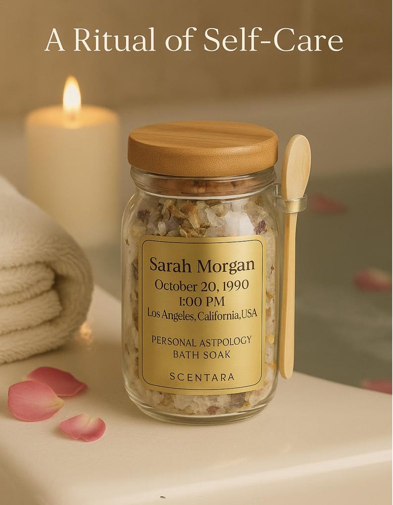 Personal Astrology Bath Soak – Custom Salt Blend Based on Birth Chart ...