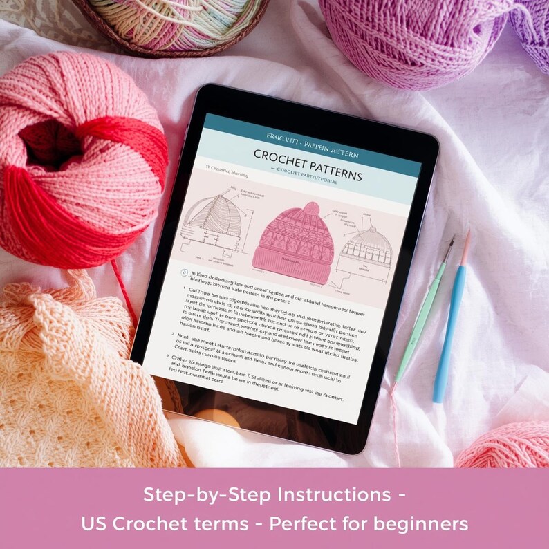 Messy Hat Crochet Pattern, Quick & Easy Crochet Beanie, Beginner Puff ...
