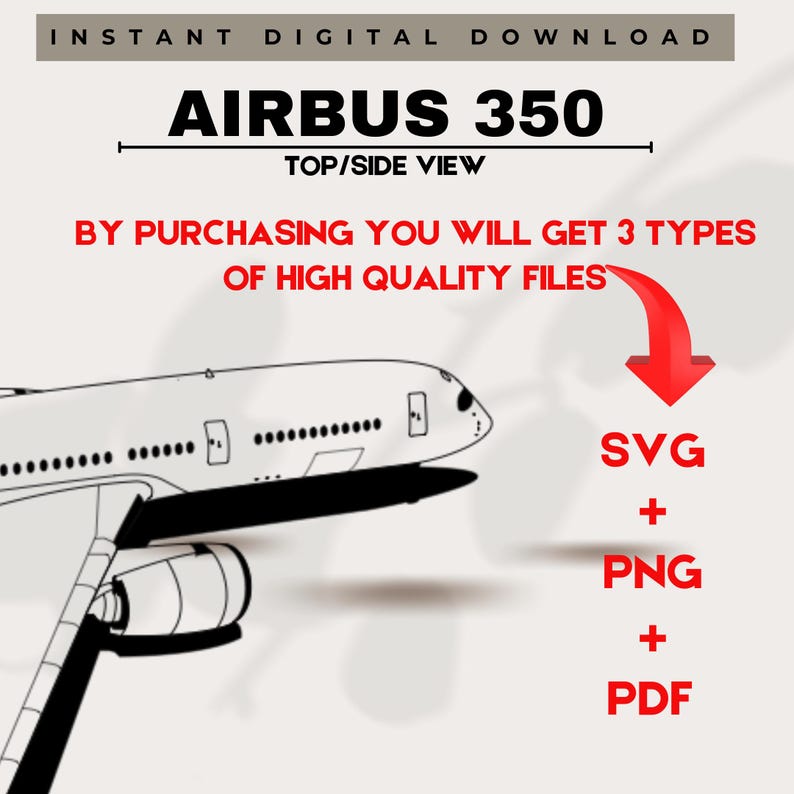 A350 Svg Png Airbus350 Vector File A350 Aviation SVG Airbus350 Wall Art ...