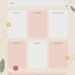 Pastel Pink Cute Weekly Planner Personalized Planner, Refillable ...