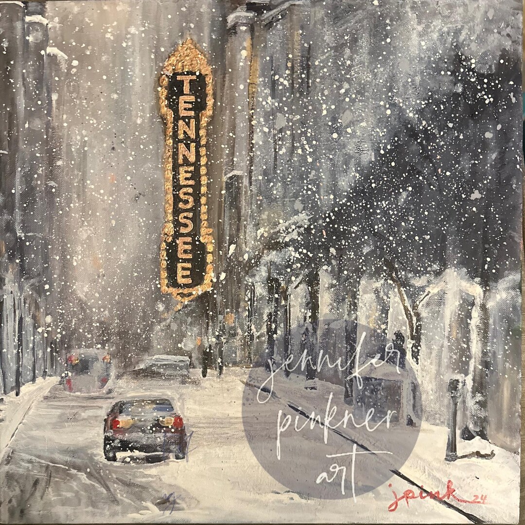 Snowy Tennessee Limited Edition Print by Jennifer Pinkner - Etsy