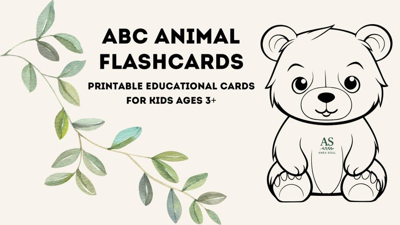 ABC Alphabet Flashcards for Kids – A to Z Animal Letters With Phonetics ...