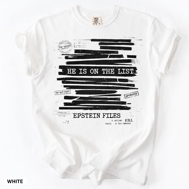 Jeffrey Epstein T Shirt - Etsy