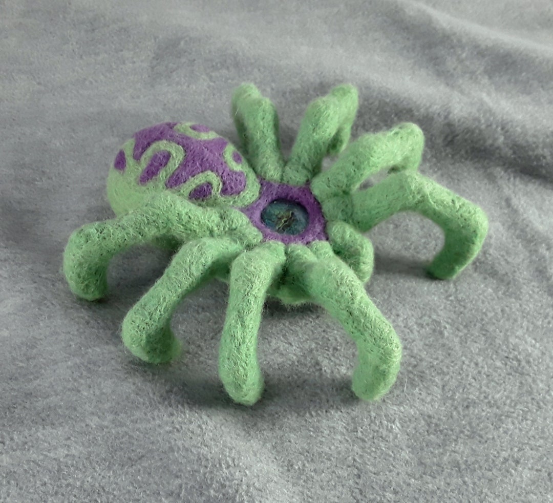 Spider Monster Figure Weighted Horror Eye Arachnid Pincushion Goth ...