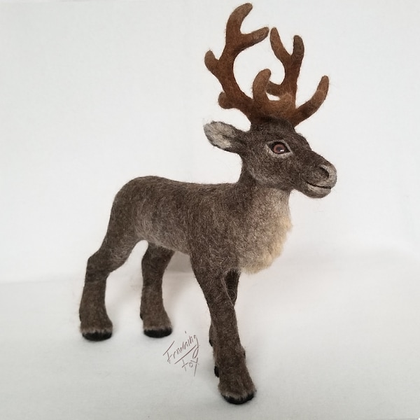 Felt Deer - Etsy