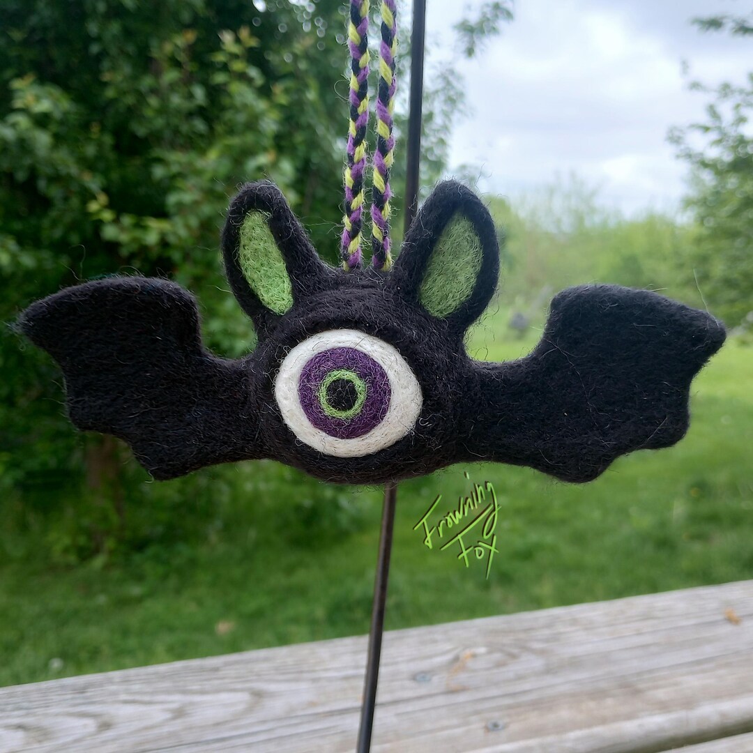 Cyclops Bat Rearview Mirror Hanger / Christmas Tree Ornament - Etsy
