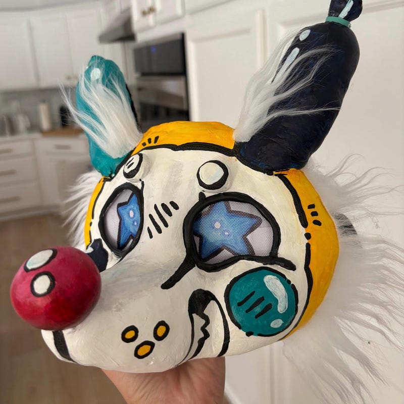 Dandy World Therian Mask - Etsy