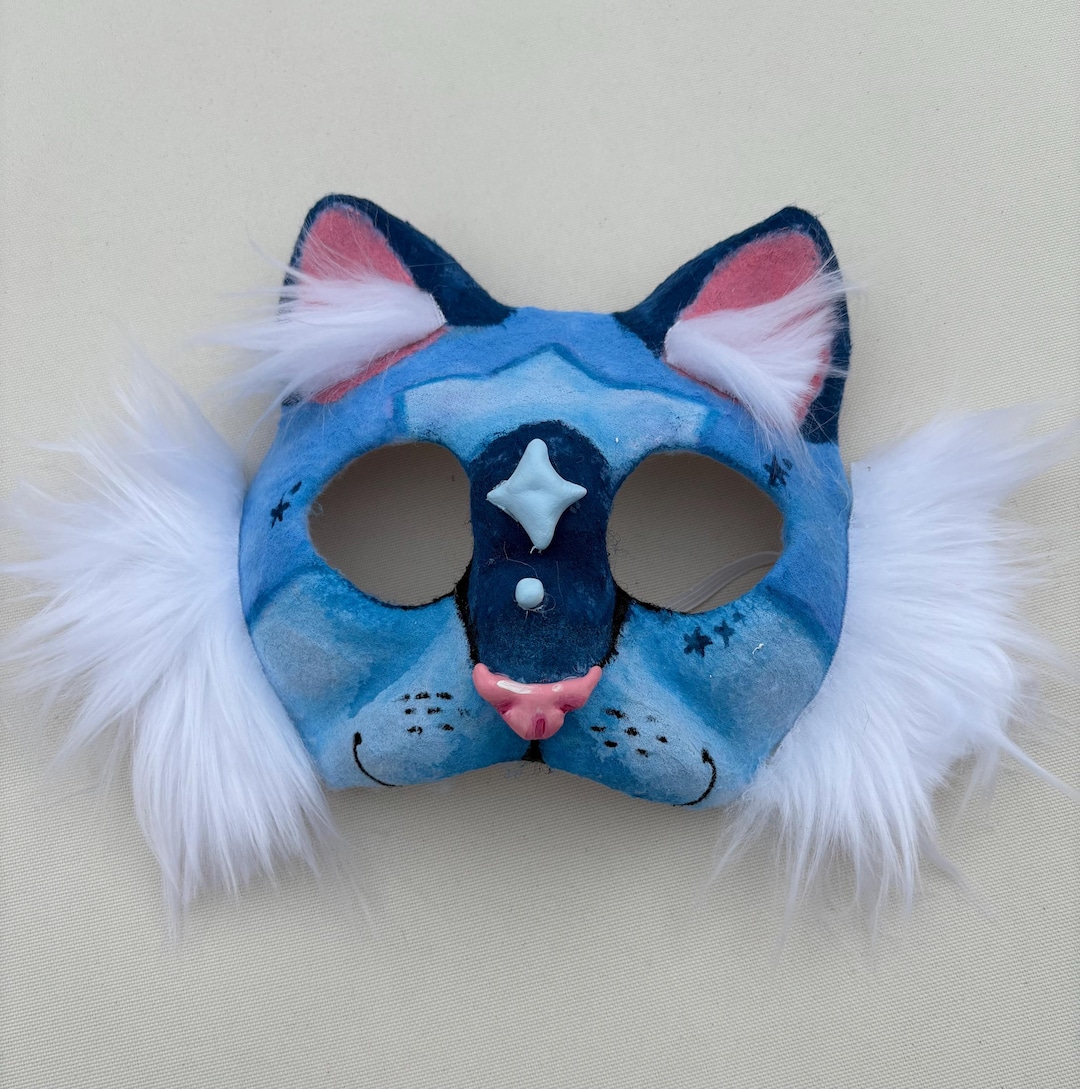 Starclan Cat Mask for Cosplay (warrior Cats) - Etsy