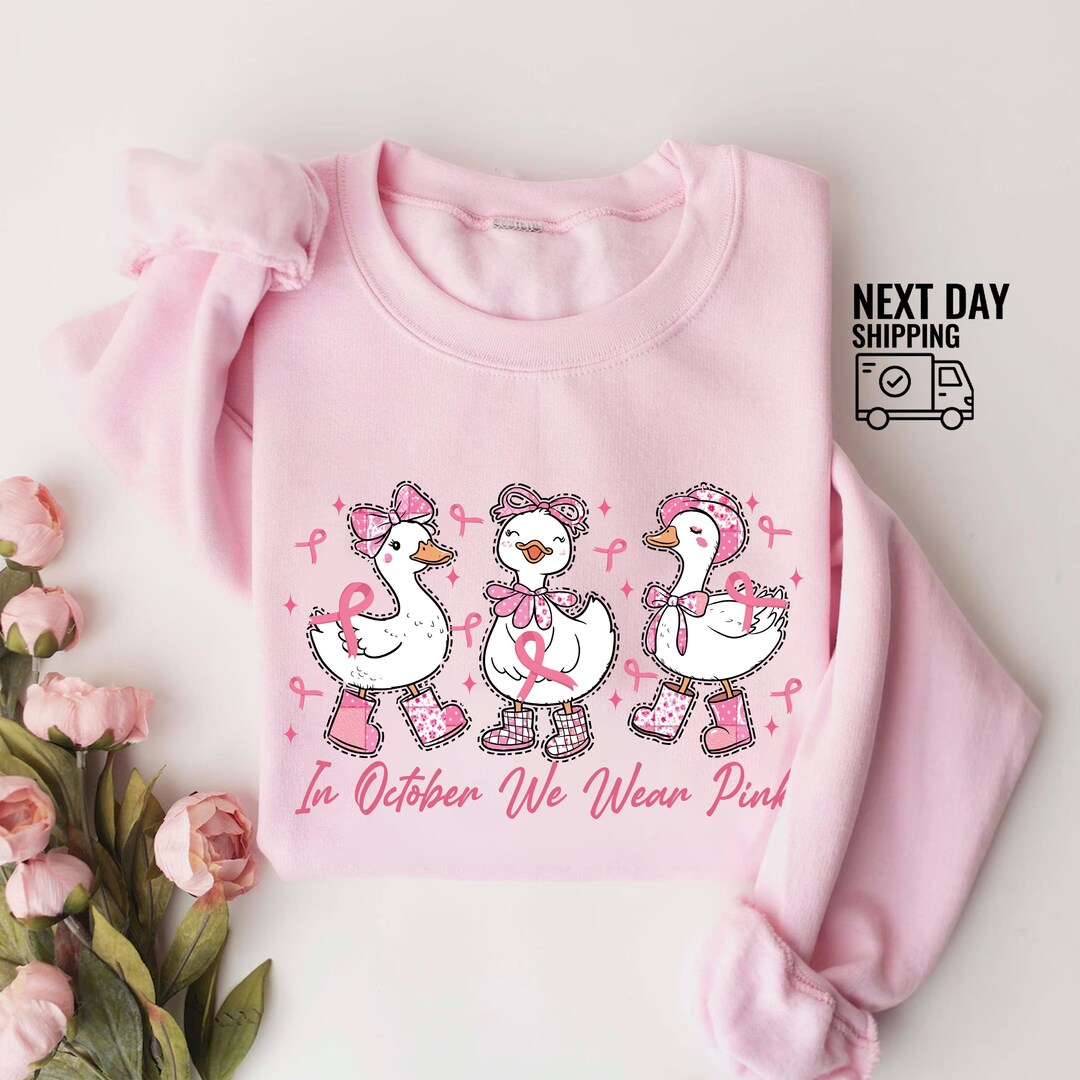 Breast Cancer Awareness, Cancer Fighter Shirt, in October We Wear Pink ...