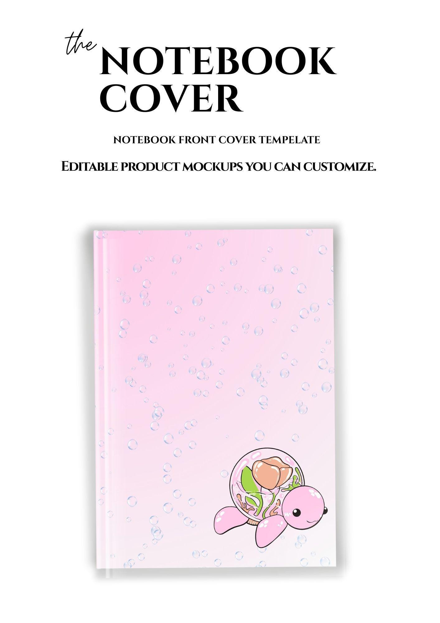 Pink Aesthetic Notebook Cover | Printable Planner Cover | Minimal ...