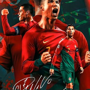 Ronaldo Poster With Signature - Etsy