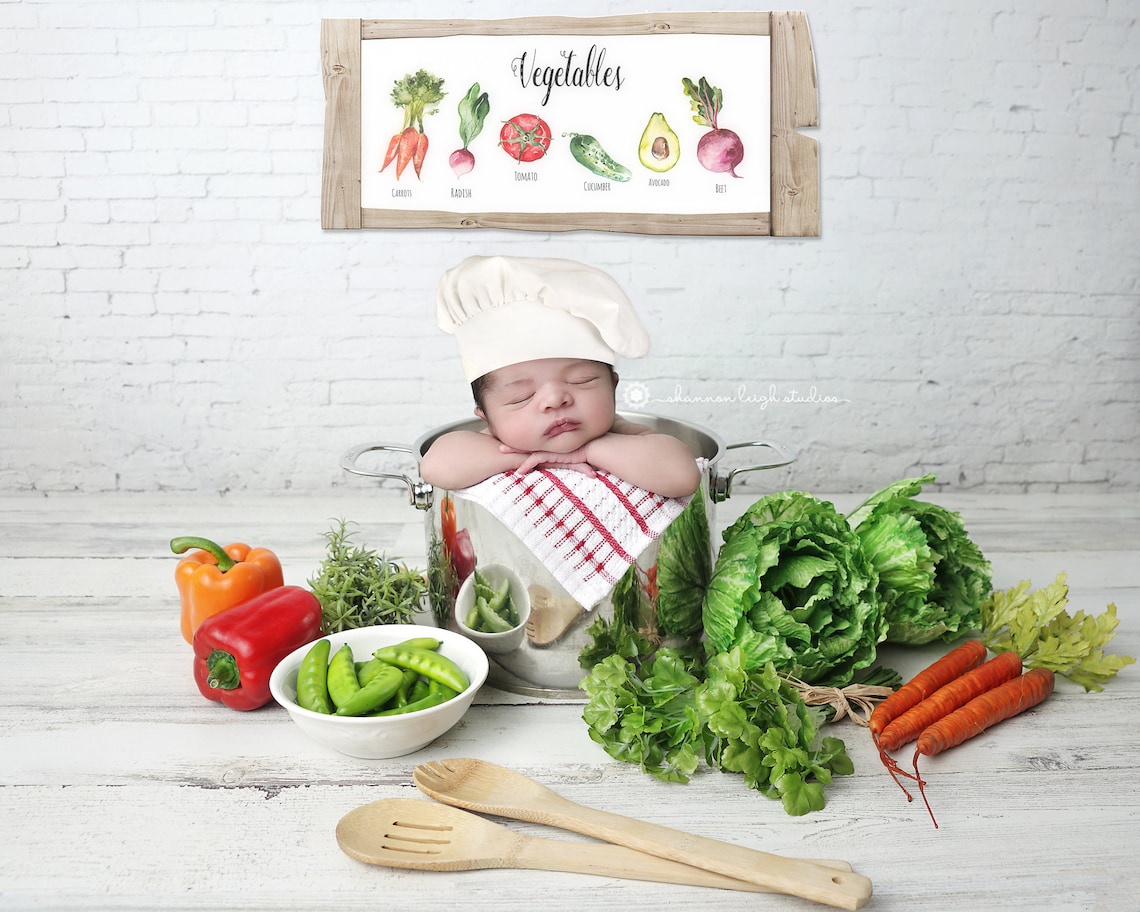 Digital Backdrops, Props (baby Newborn Prop Digital Download) Kitchen ...