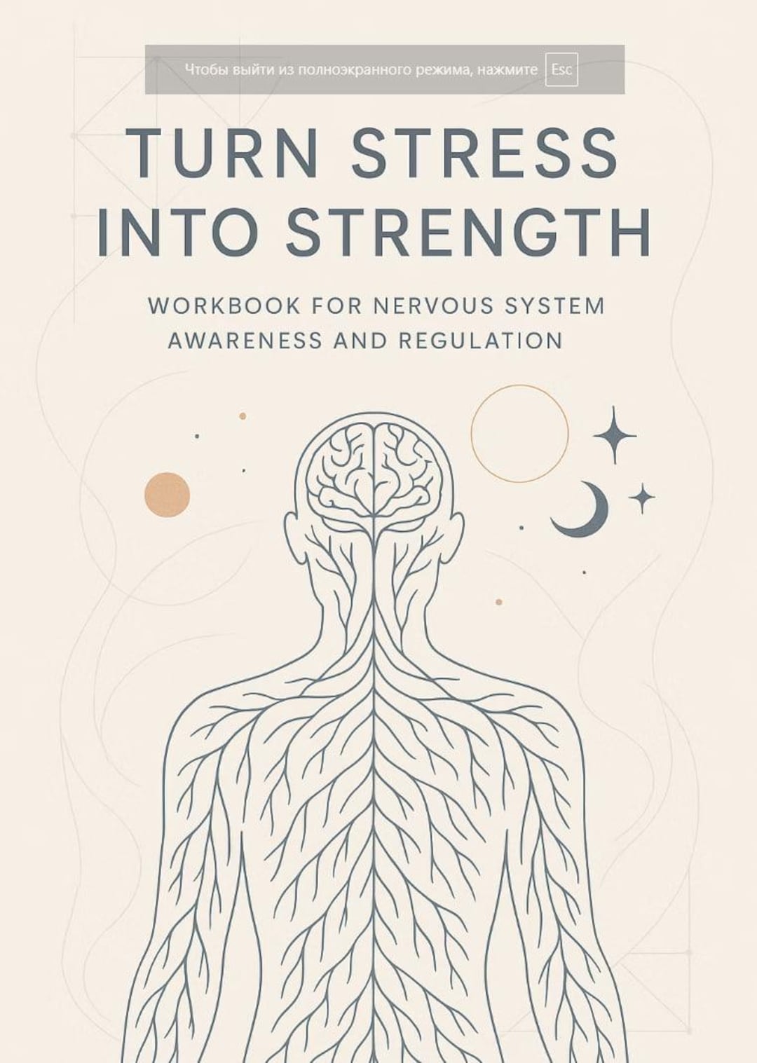 Calm Within: A Nervous System Regulation Workbook | Somatic Tools ...