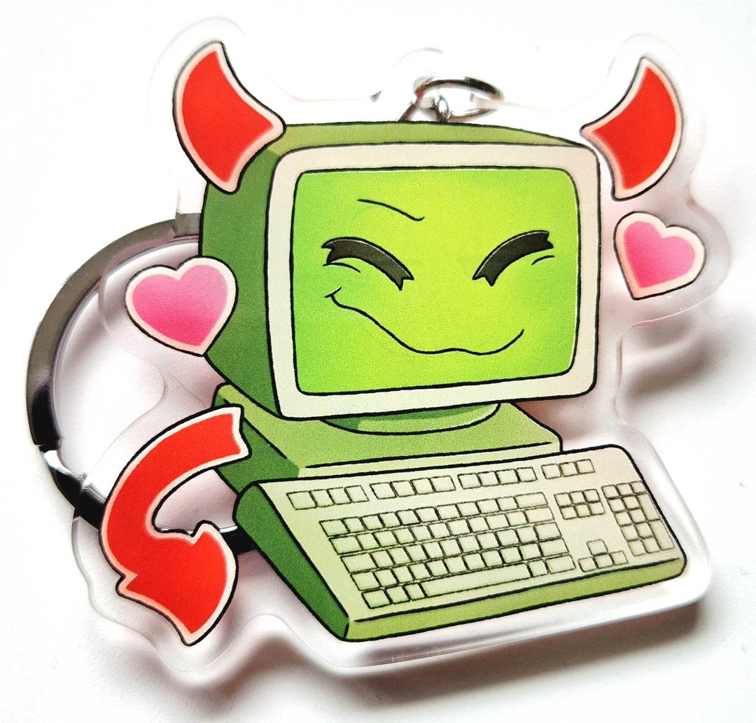 Electr!c Dreams - Edgar Acrylic Keyring - Etsy