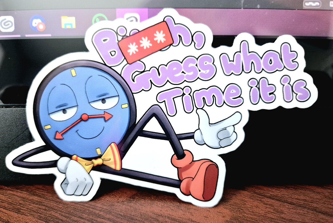 DHMIS - Guess What Time It is Sticker - Etsy