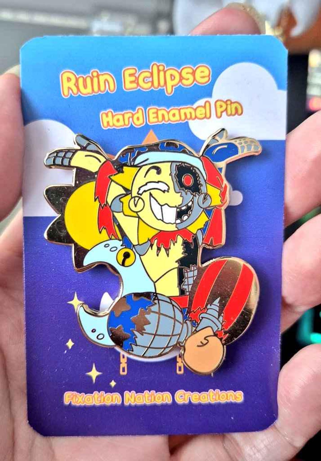 RUIN Eclipse Hard Enamel Pin - Etsy