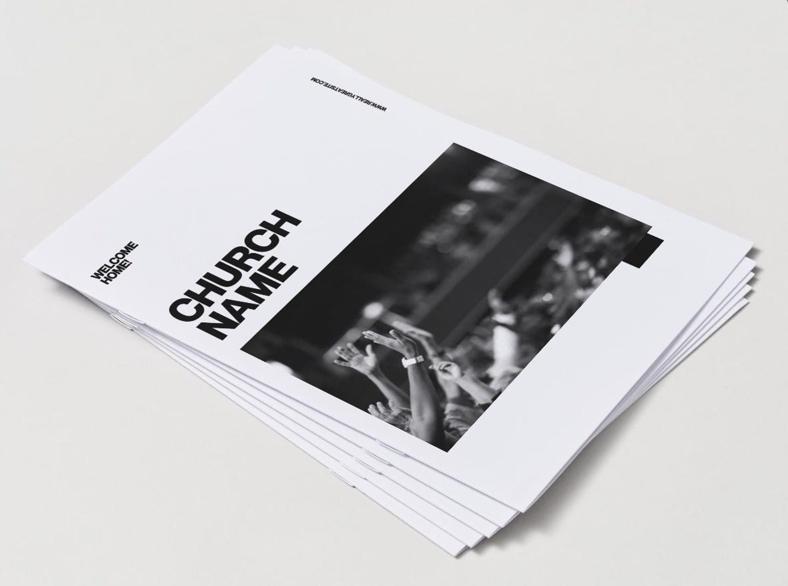 First-time Guest Welcome Book Template | Editable Canva PDF | Church ...