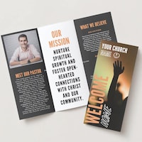 Church Welcome Packet Template: New Member Brochure, Canva Editable (A4 ...