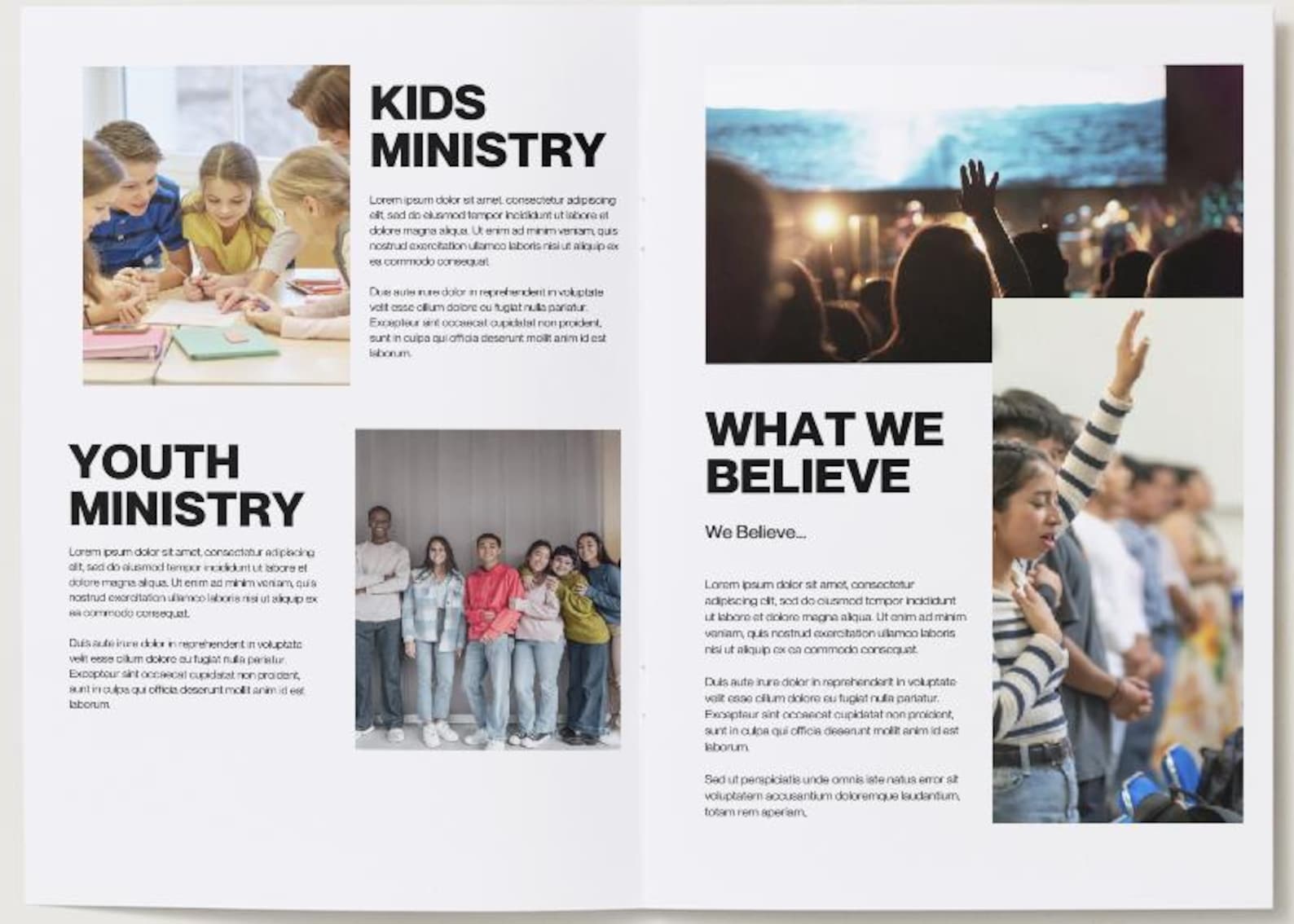 First-time Guest Welcome Book Template | Editable Canva PDF | Church ...