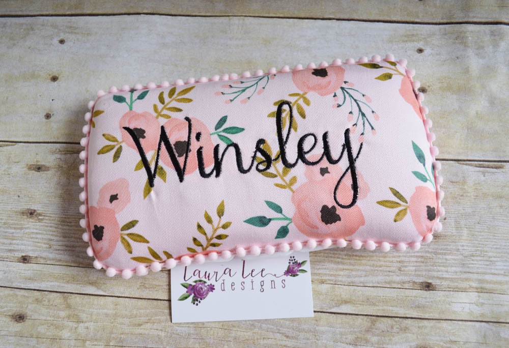Coral Pink Wipecase, Watercolor Floral Travel Baby Wipe Case, Diaper ...