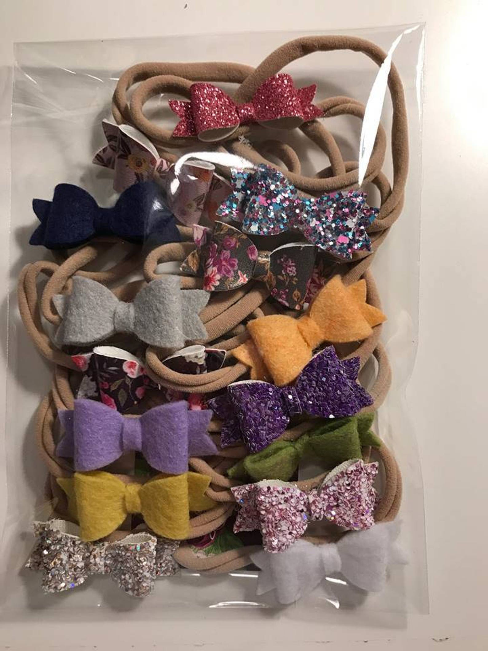 GRAB BAG Pixie Mini Bow Style You Choose Either Nylon - Etsy