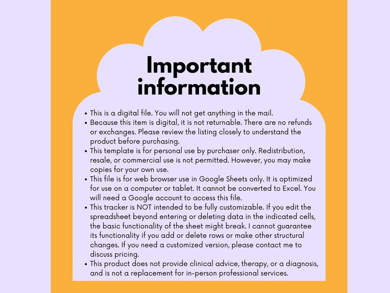 PTSD & Trauma Daily Symptom Tracking Log - Clinician-designed Google ...
