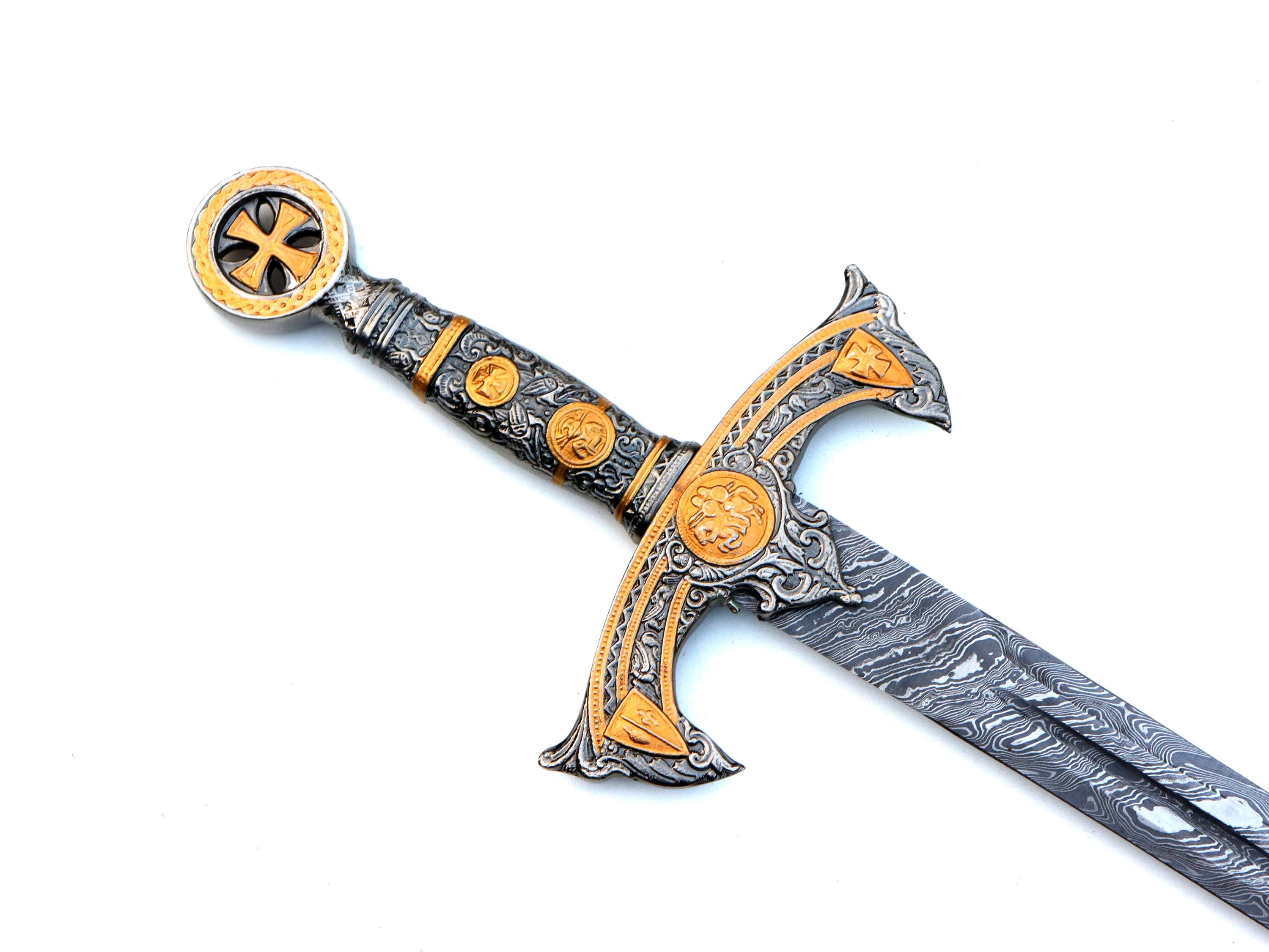 Templar Long Sword:a Timeless Symbol of Strength and Chivalry Gift of ...
