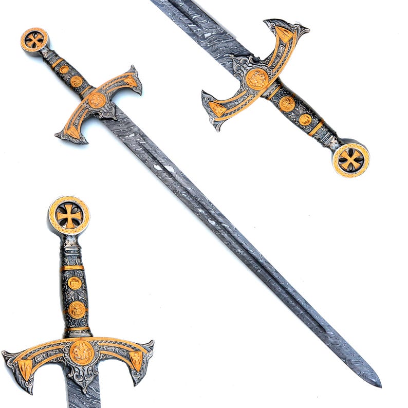 Templar Long Sword:a Timeless Symbol of Strength and Chivalry Gift of ...