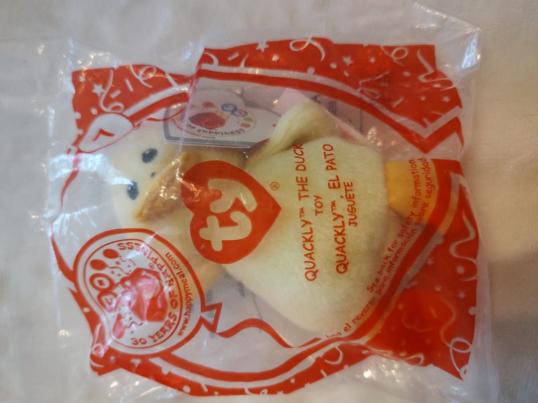 Quackly the Duck Mcdonald's Beanie Baby - Etsy