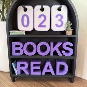 The 'books Read' Shelf - Etsy