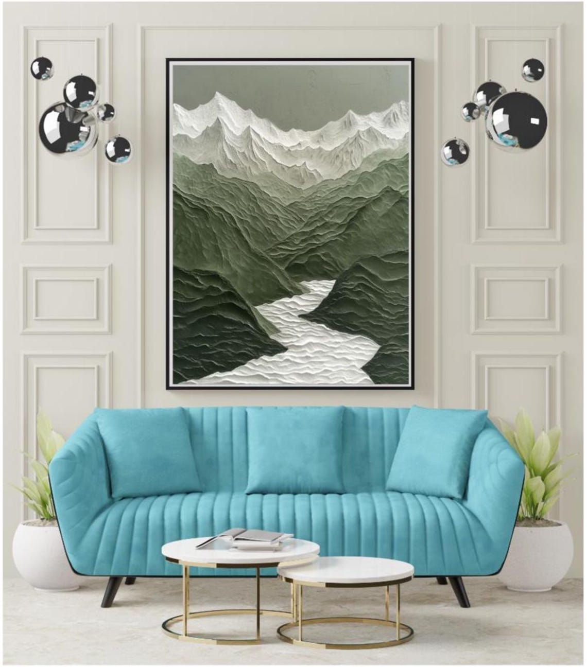 Mountain Range Wall Decor Adventure-inspired Artwork Digital Download ...